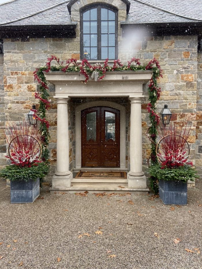 Lighted Rings For Winter Pots | Deborah Silver & Co.